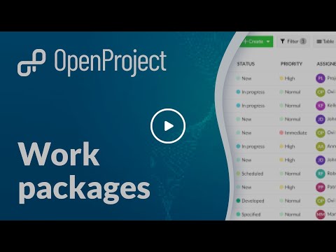 OpenProject Work Packages | JV-net