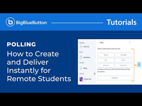 BigBlueButton's Polling Tutorial | JV-net
