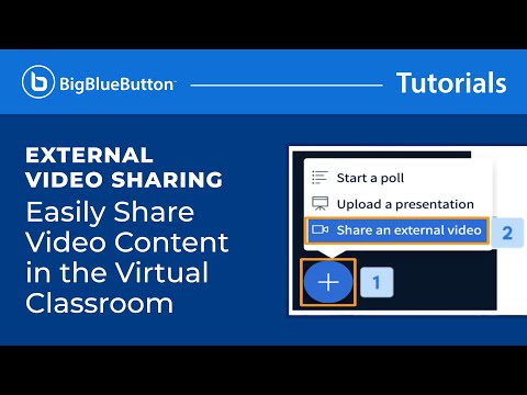 BigBlueButton's External Video Sharing Tutorial | JV-net