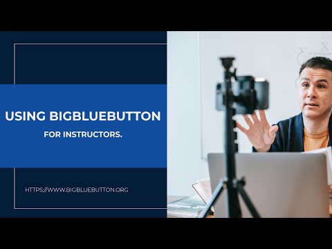 BigBlueButton Overview for Instructors (moderator/presenter). | JV-net
