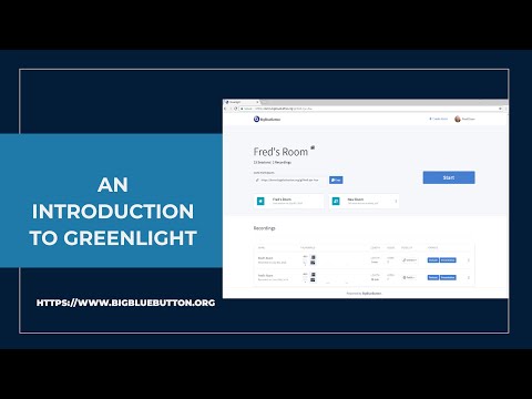 How To Use Greenlight and BigBlueButton | JV-net