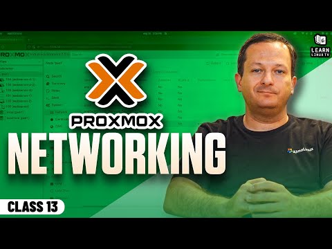 Proxmox VE Full Course: Class 13 - Networking | JV-net